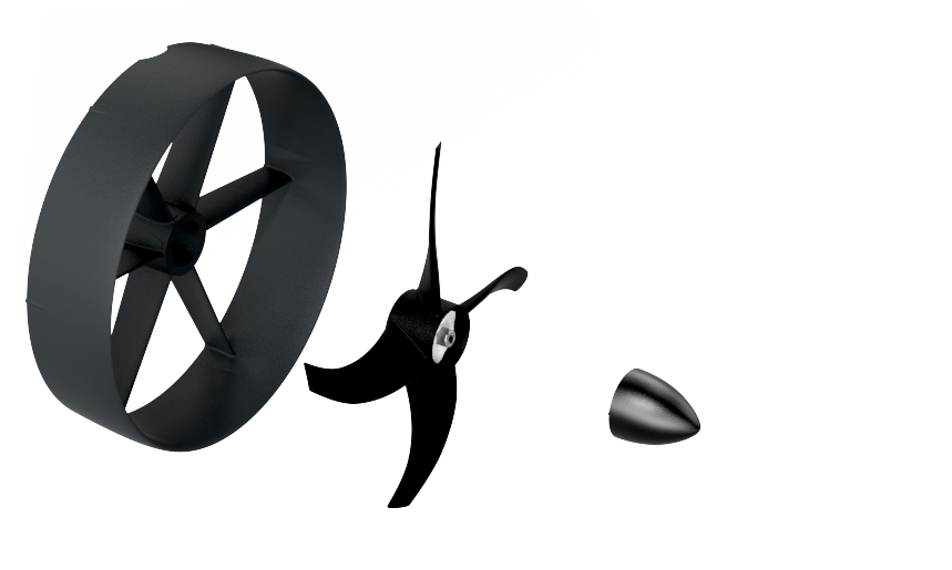 Spare, Prop, Shroud & Nose Cone Kit, Packaged, SL3 – Manta5 Hydrofoil Bikes