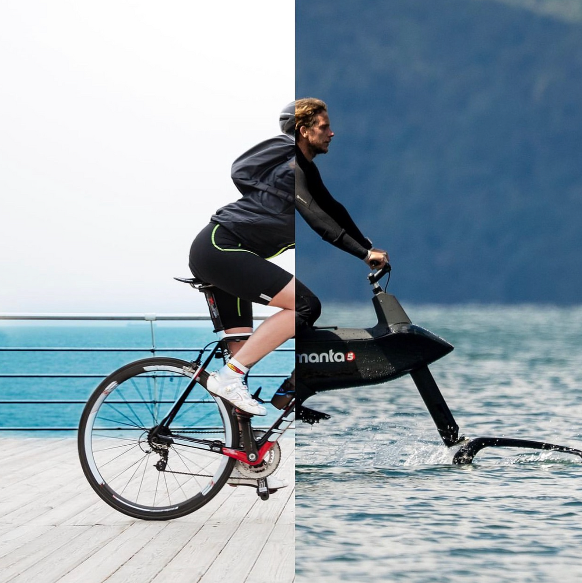 Manta5 Hydrofoil Bikes